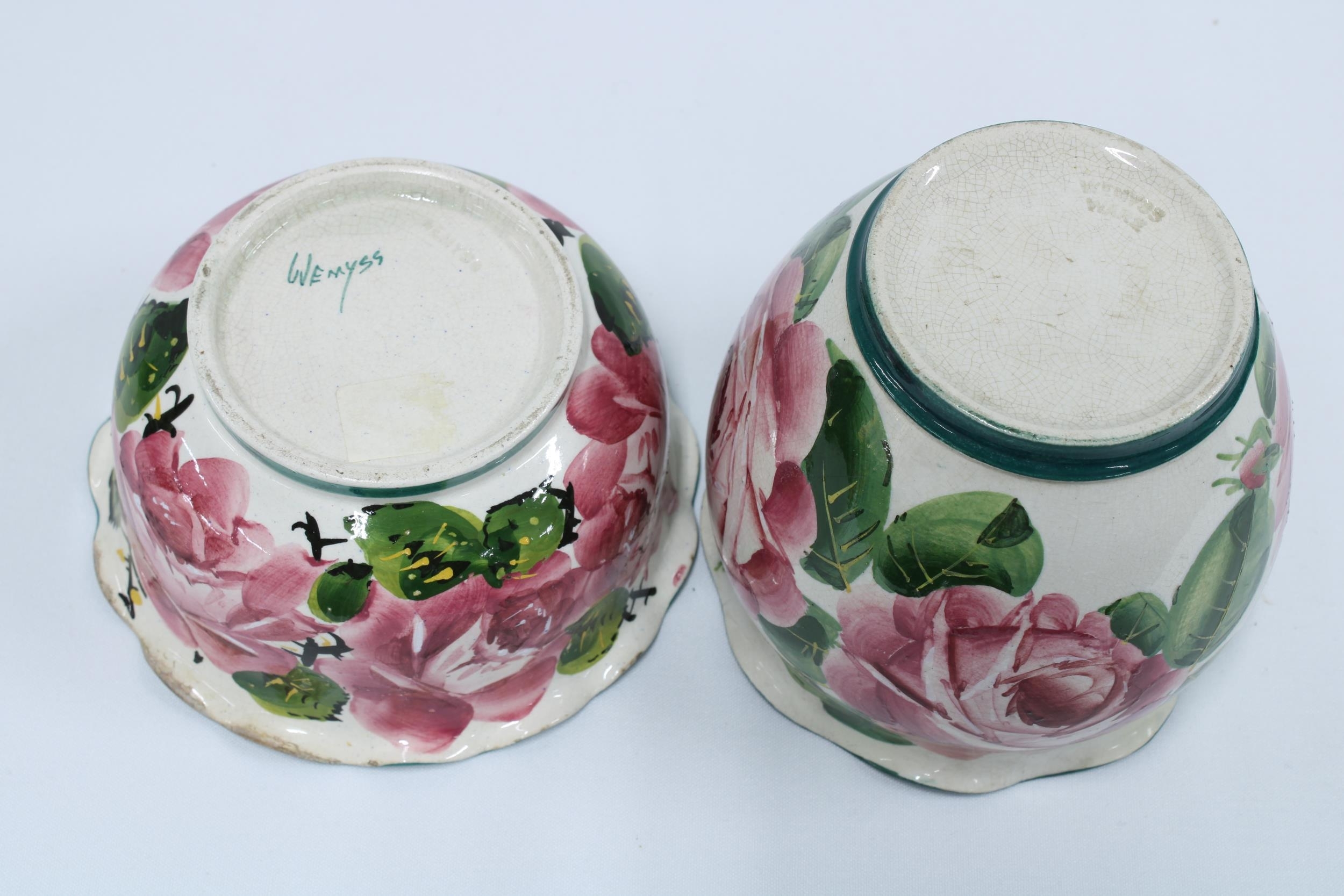 Wemyss Ware | Wemyss Ware Cabbage rose pattern planter and another of ...
