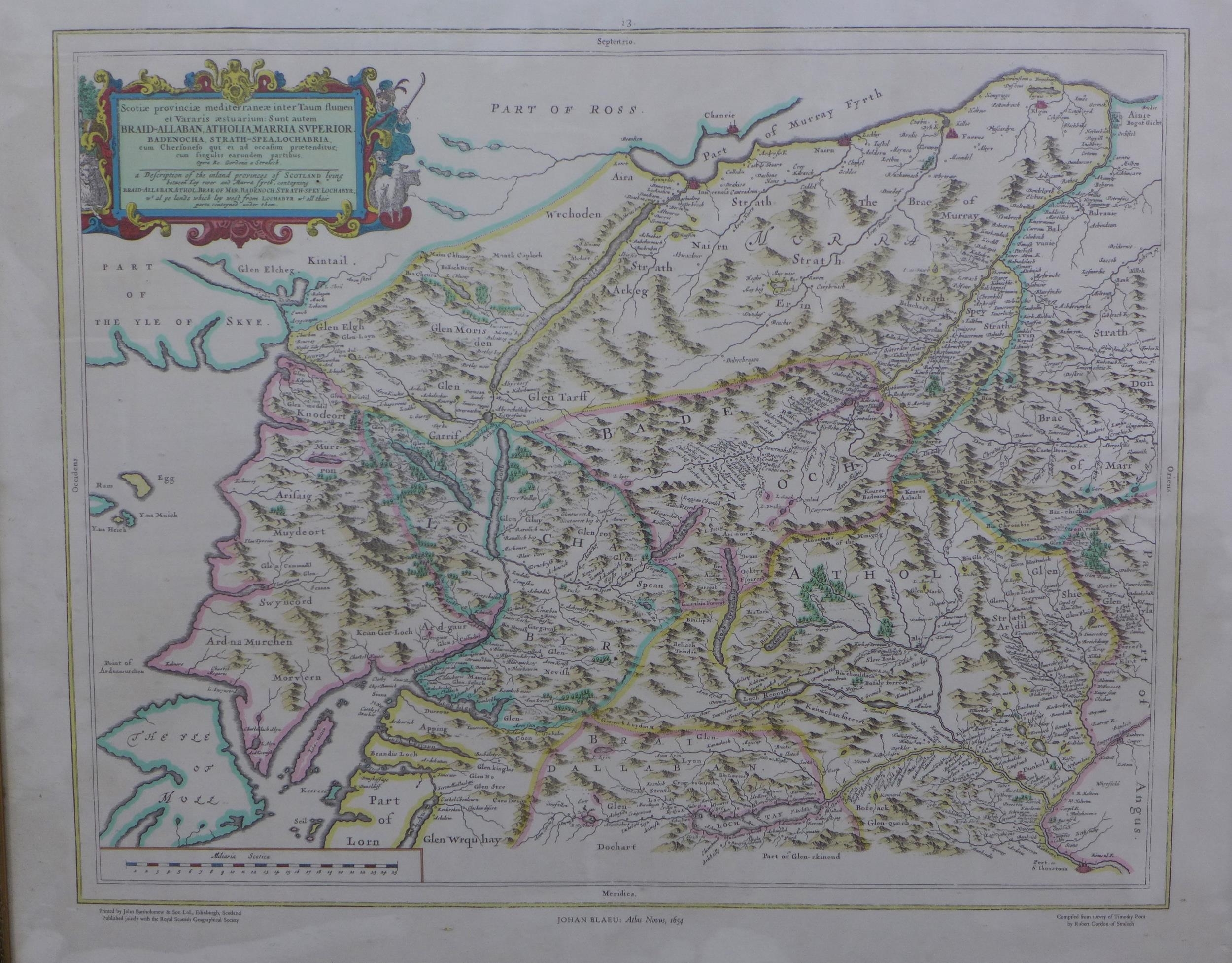 Timothy Pont | Timothy Pont coloured map Mercia and another | MutualArt