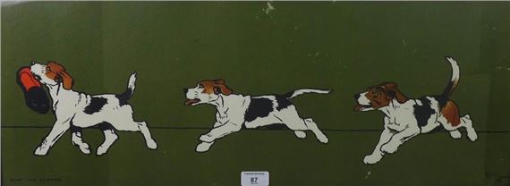 Cecil Aldin | Hunt the Slipper | MutualArt