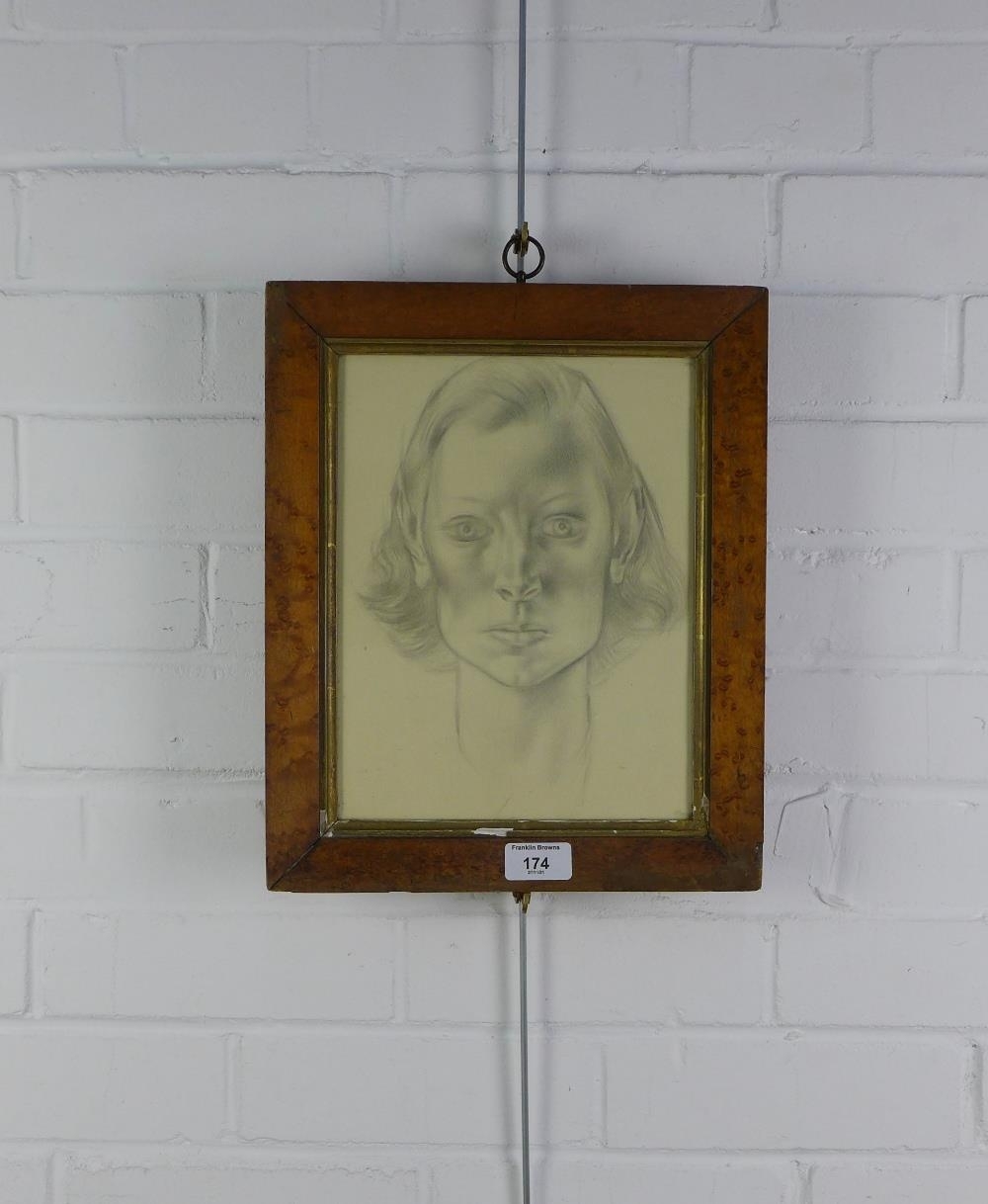 British School, 19th Century | British School portrait pencil sketch of ...