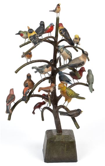 Frank S. Finney | FOLK ART BIRD TREE (21st Century) | MutualArt