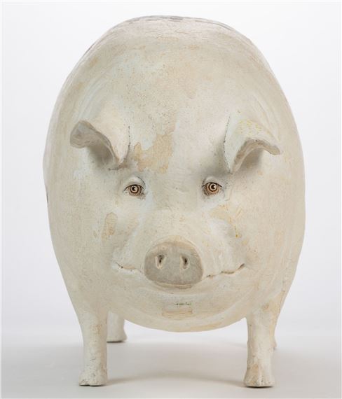 American School | FULL-BODY PIG BUTCHER'S WINDOW TRADE FIGURE (19th ...
