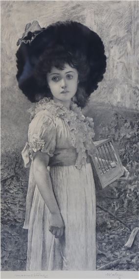 Marcus Stone | The Lost Bird (1883) | MutualArt