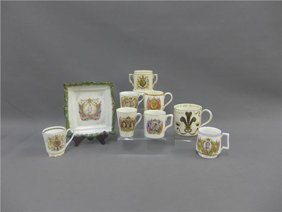 Richard Guyatt | Collection of royal Commemorative pottery cups and ...