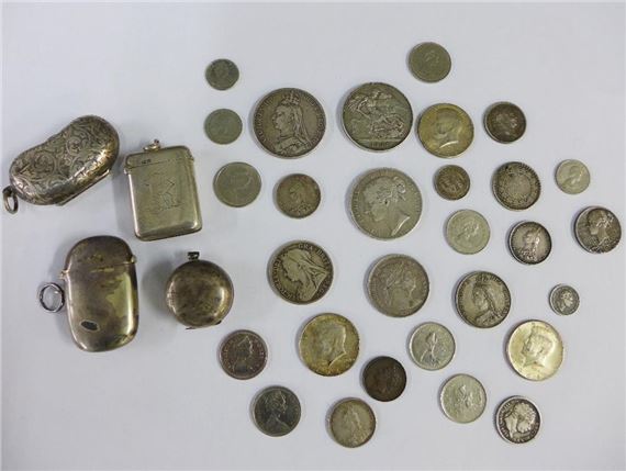 Queen Victoria | Two Chester silver coin cases | MutualArt