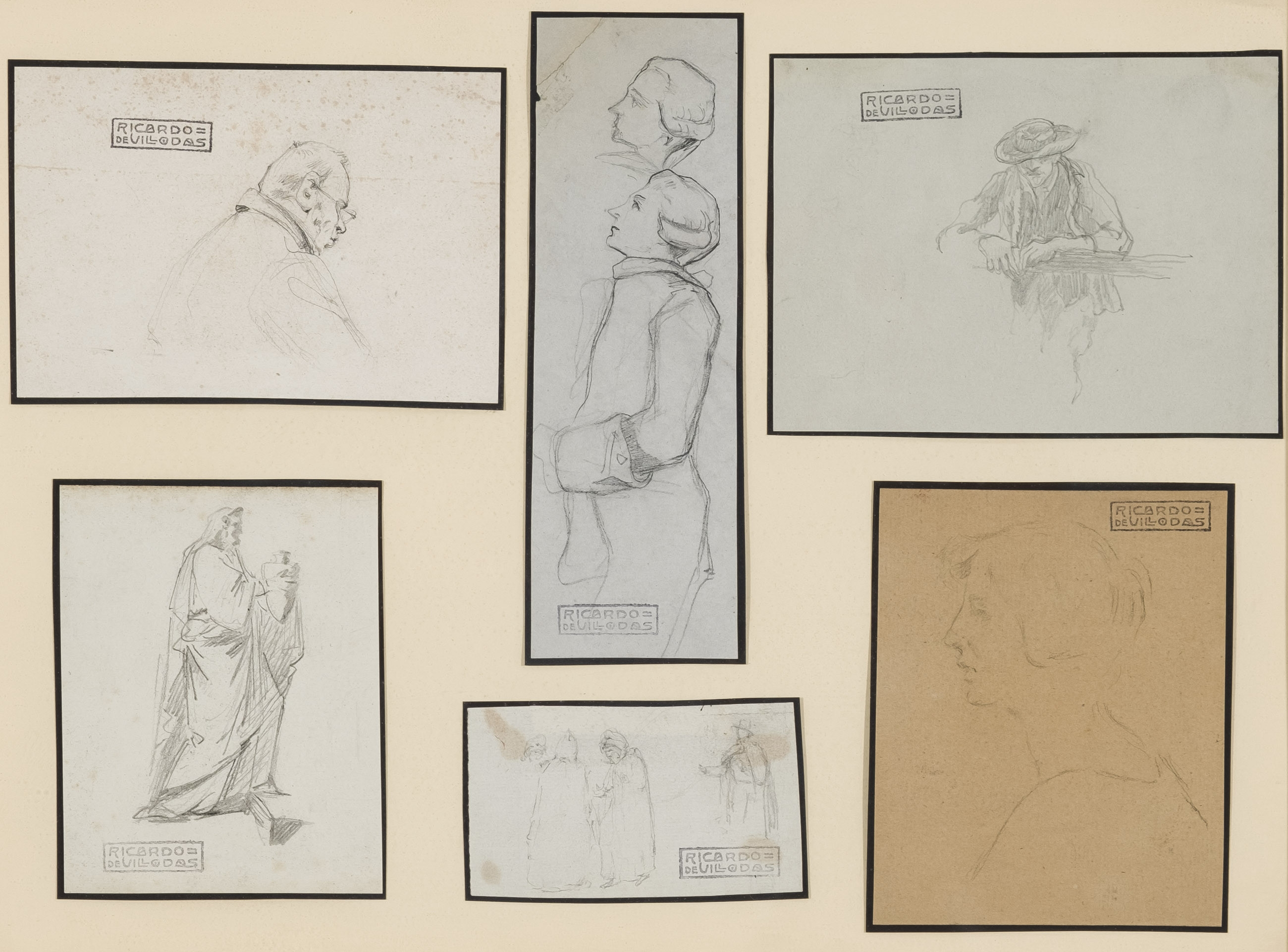 Ricardo de Villodas | Six figure studies | MutualArt