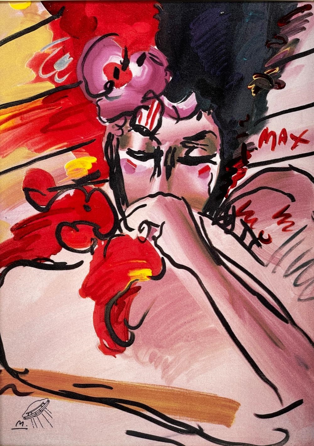 Peter Max | Blushing Beauty, | MutualArt