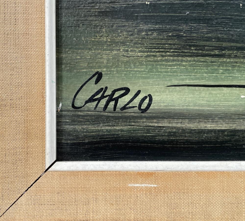 Carlo of Hollywood | CARLO OF HOLLYWOOD SURREALIST LANDSCAPE OIL ON ...