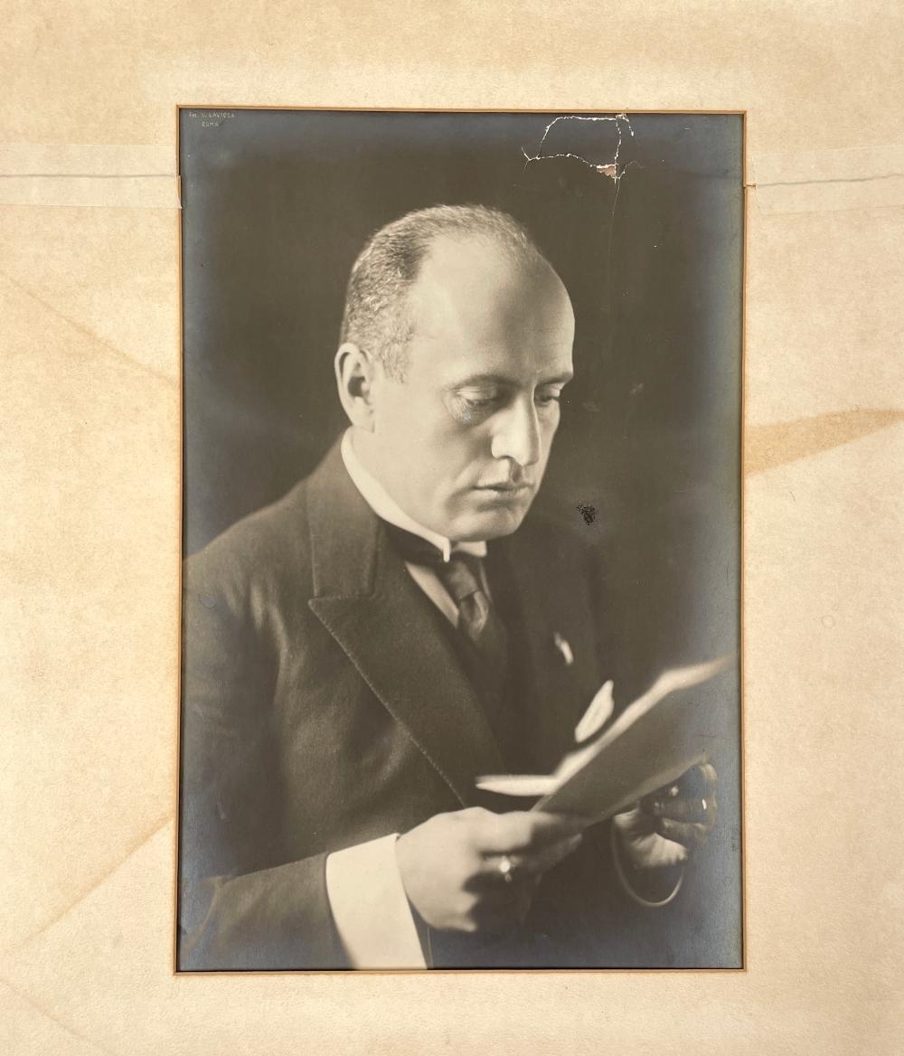Benito Mussolini | PSA/DNA 1926 BENITO MUSSOLINI AUTOGRAPHED PHOTO TO ...