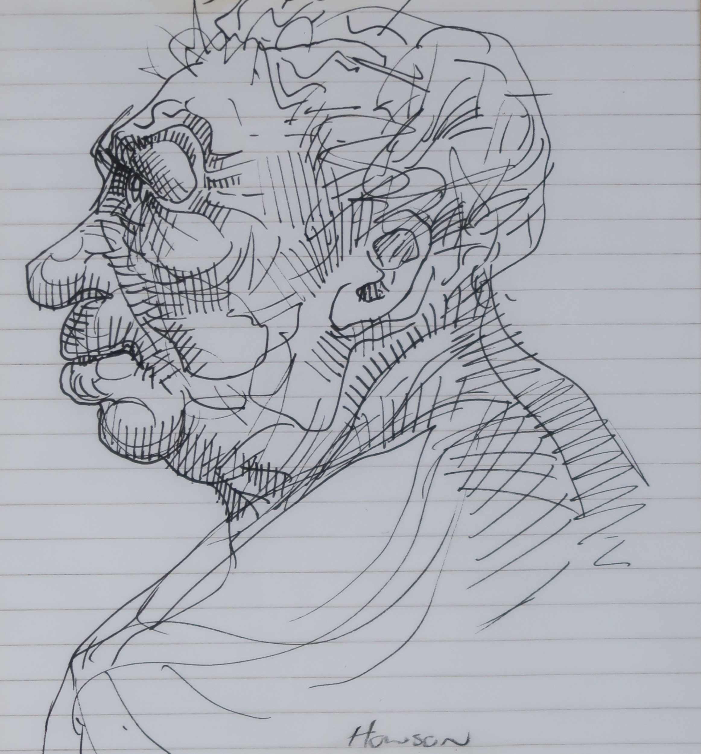 Peter Howson Obe | HEAD IN PROFILE | MutualArt