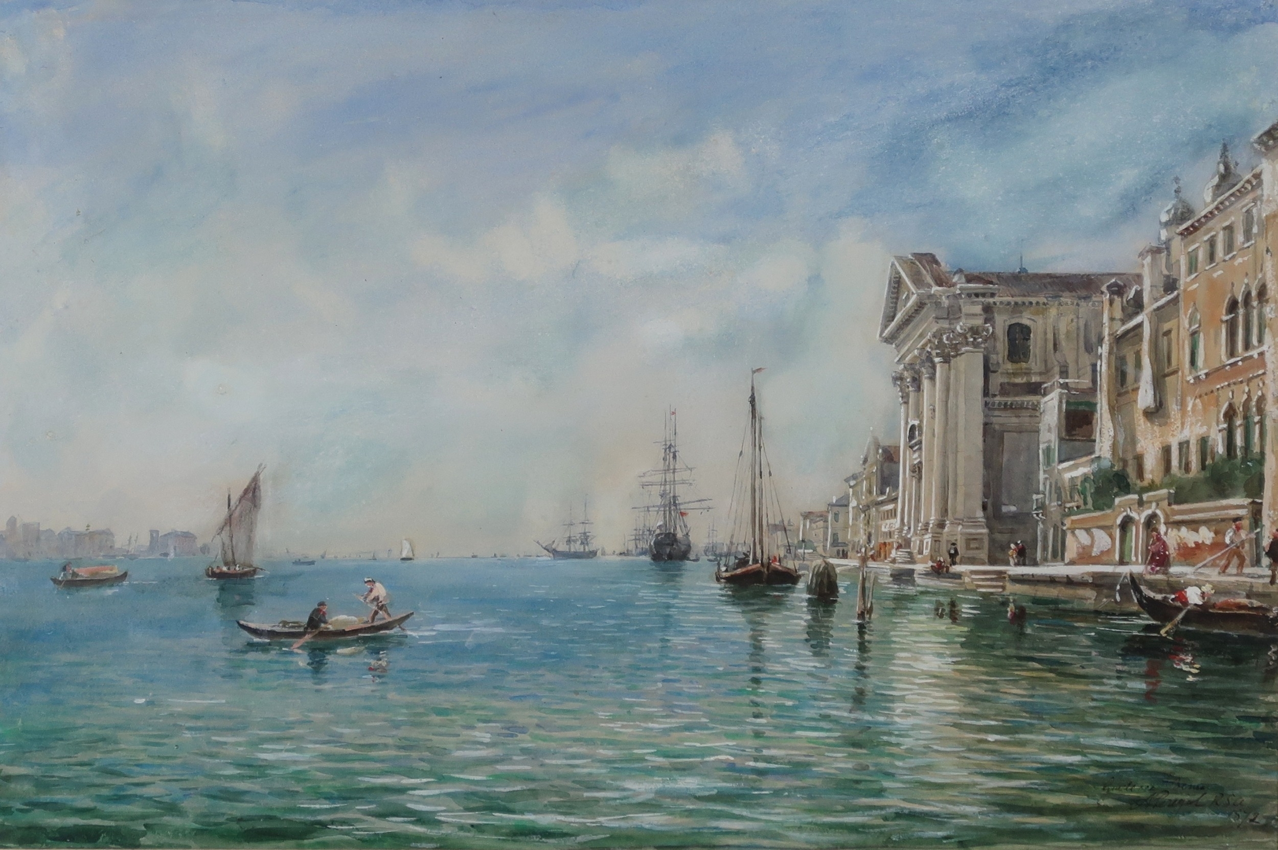 Arthur Perigal | GIUDECCA VENICE (1872) | MutualArt