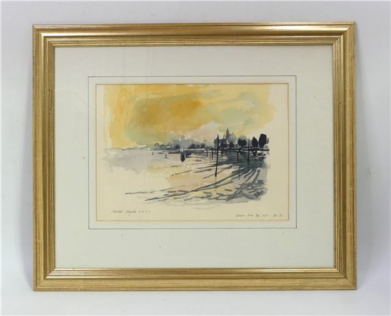 Michael Chaplin | Venice from the Lido (93) | MutualArt