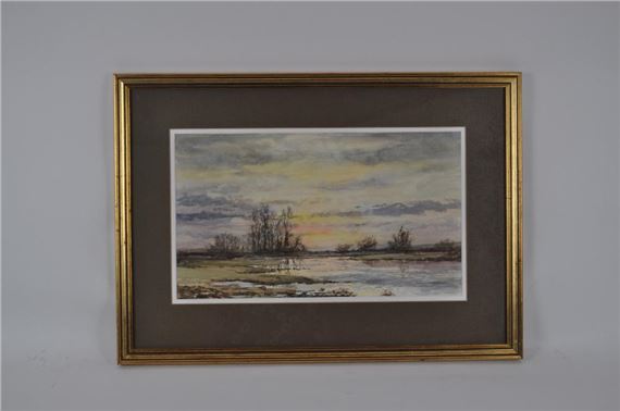 Robert Luckhurst | Robert Luckhurst - Evening By The Flooding Trent ...