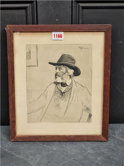 Walter Greaves | Portrait of Thomas Carlyle | MutualArt