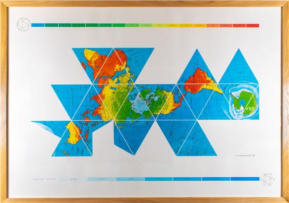 Buckminster Fuller | Dymaxion Air-Ocean World Map (1980) | MutualArt