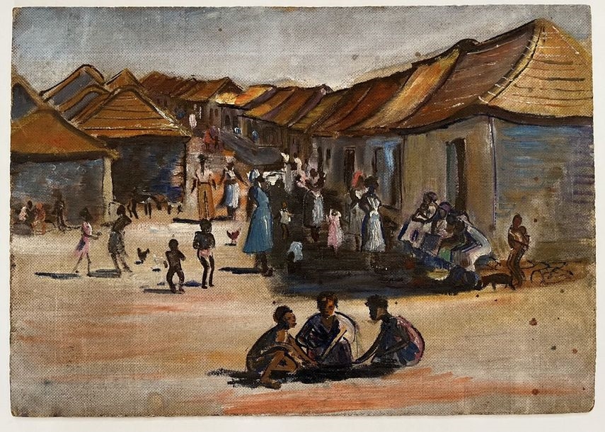 Jacques Saint Seine | African scenes Lot of five s | MutualArt