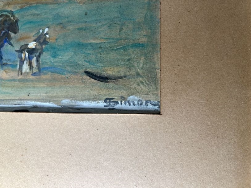 Lucien Simon | Shepherds with a flock | MutualArt