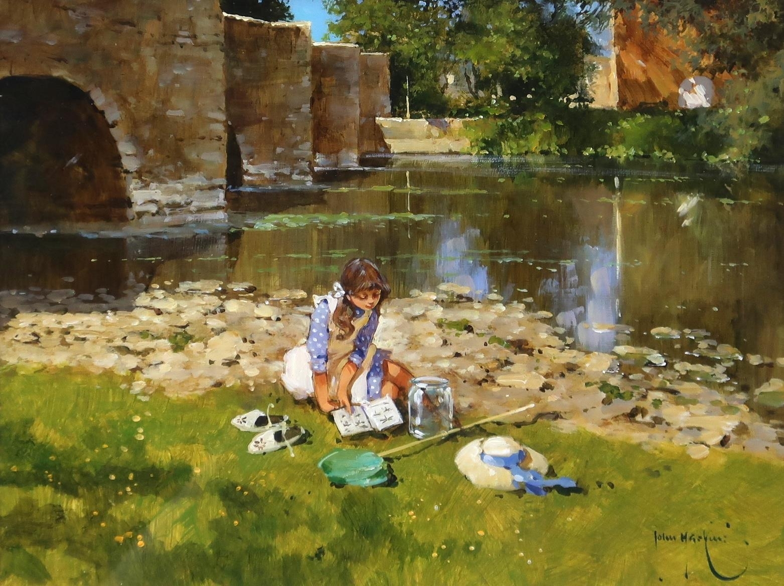 John Haskins | STUDYING INSECTS | MutualArt