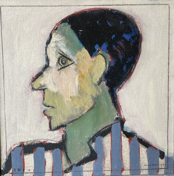 Jean-Michel Leroux | Man in profile | MutualArt