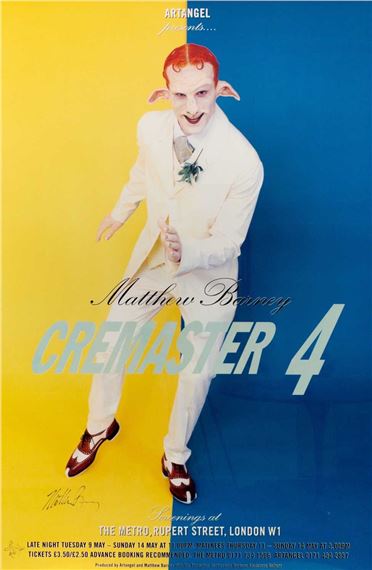Matthew Barney | Matthew Barney (1967 San Francisco – lebt in New York ...