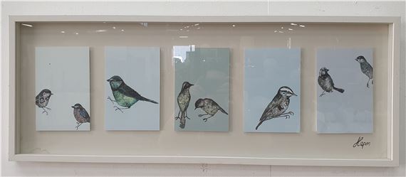 Jenny Capon | A JENNY KAPON FRAMED BIRD PRINT | MutualArt