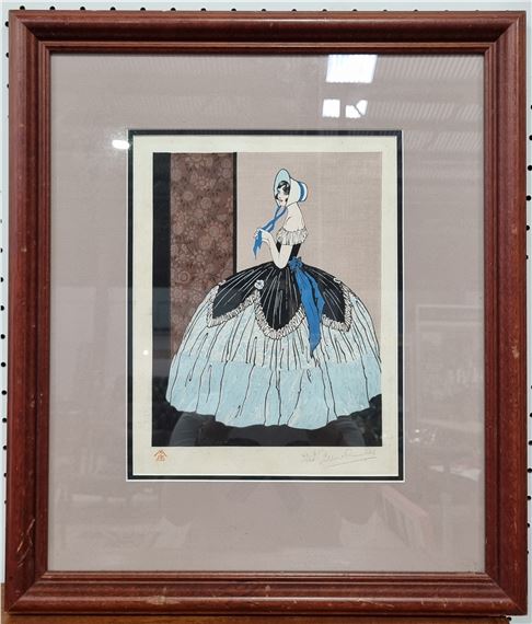 Gilbert Rumbold | untitled (Woman in Blue Dress) | MutualArt