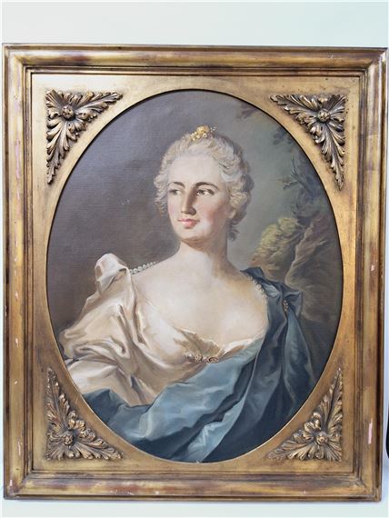 Jean-Marc Nattier | Portrait of a Lady in the style of Nattier | MutualArt