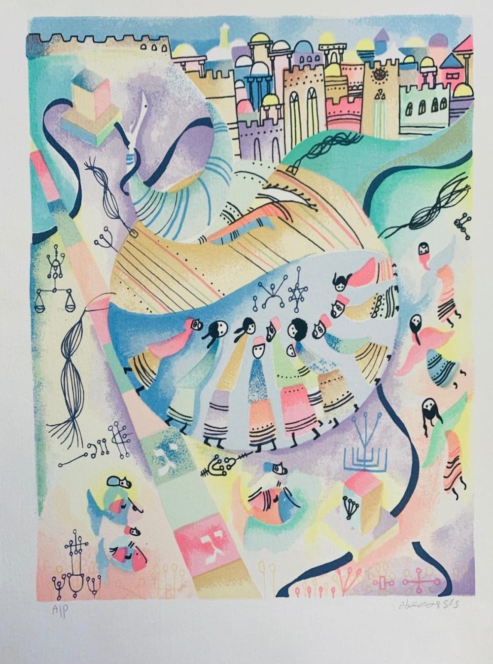 Raphael Abecassis | Raphael Abecassis- Limited edition Serigraph on ...