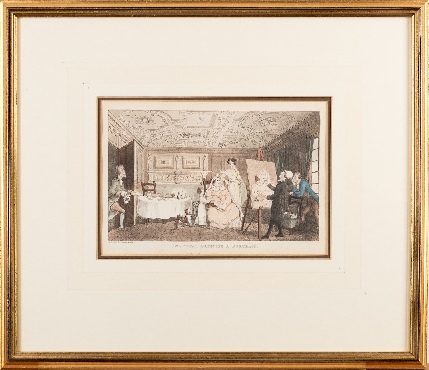 Thomas Rowlandson | The Lobby of the House of Commons, 1886 | MutualArt