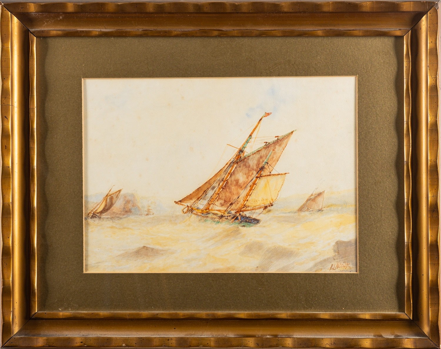 Frederick James Aldridge | Coastal cutters | MutualArt
