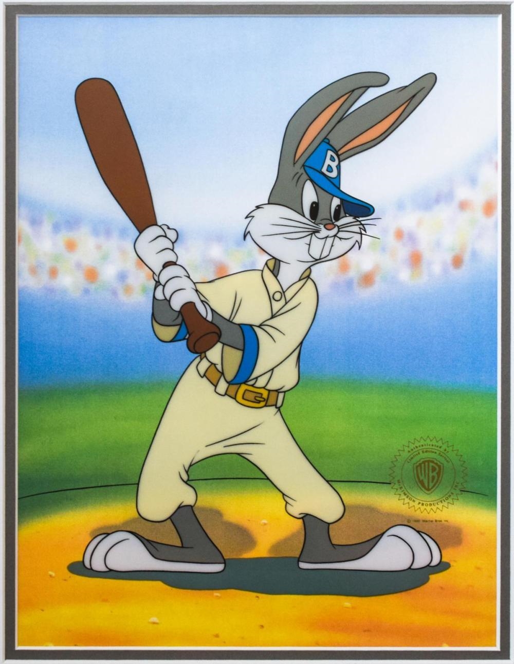 Looney Tunes | Title: BUGS BUNNY AT BAT BASEBALL | MutualArt