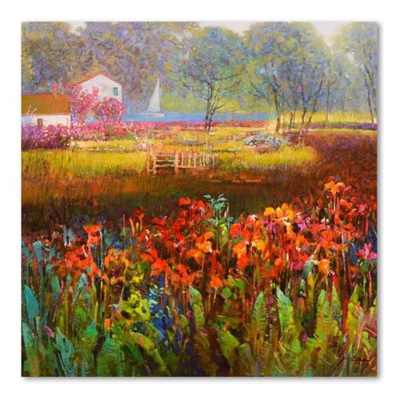 Ming Feng | Bayview Meadow Original Oil Painting on Canvas | MutualArt