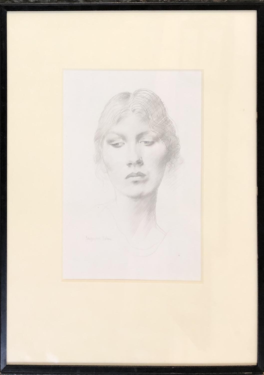 Augustus Edwin John | Portrait of a black-haired gypsy girl, seated ...
