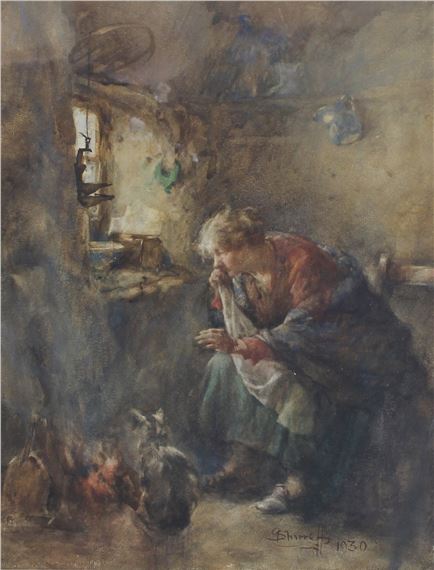 John Shirreffe | The Crofters Kitchen (1930) | MutualArt