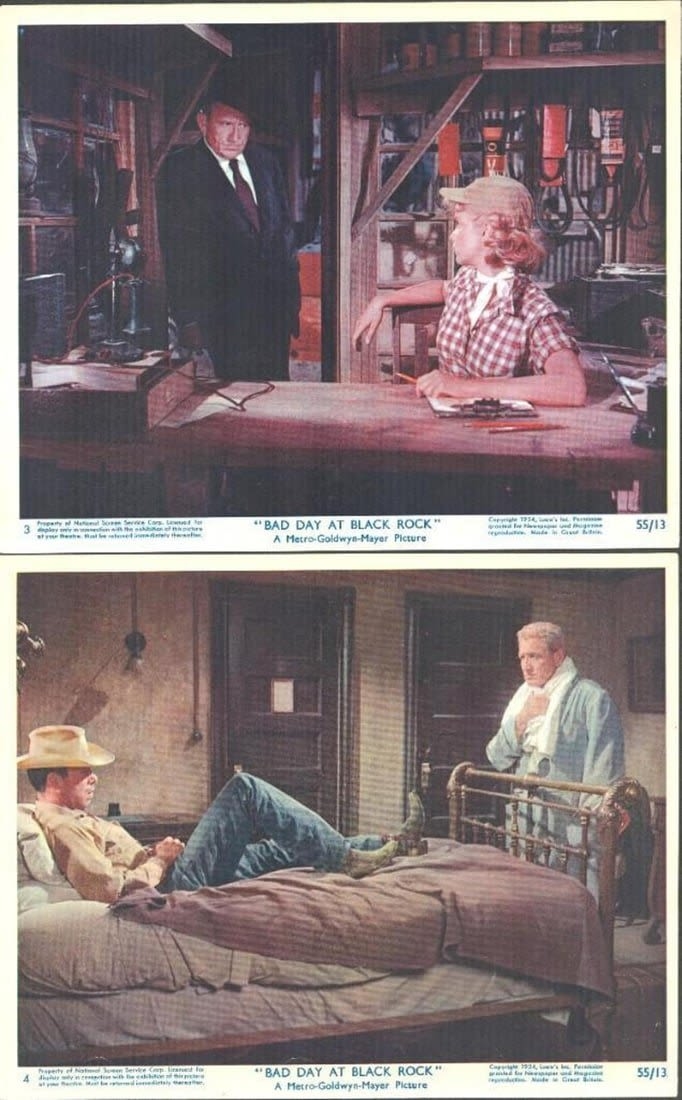 Robert Ryan | Spencer Tracy - Bad Day at Black Rock - original color ...