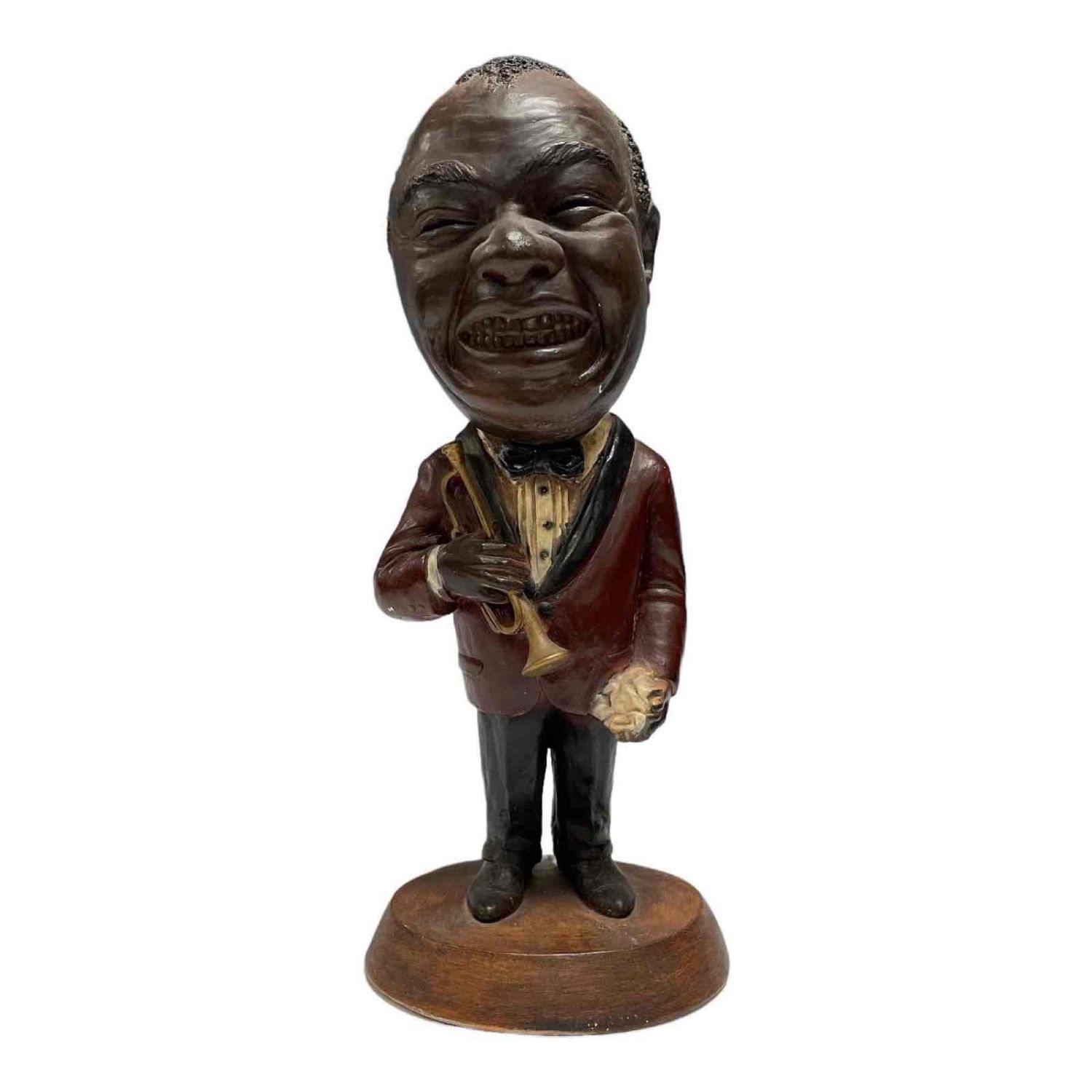 Louis Armstrong | Vintage 1972 ESCO Statue of Louis Armstrong (1972 ...
