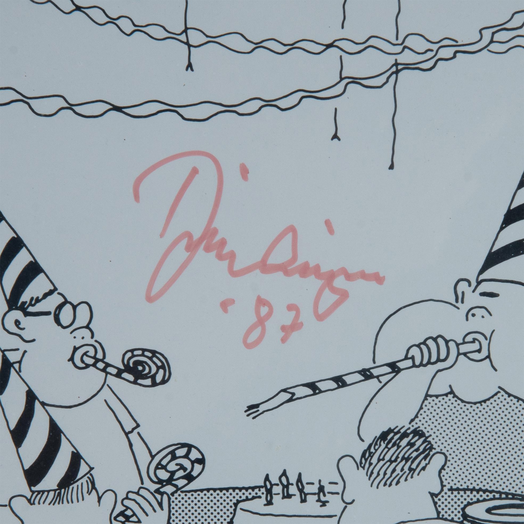 Gary Larson | The Far Side Comic Print Signed by Musician Dizzy ...