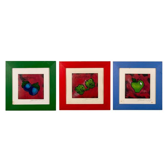 Barbara Culp | Barbara Culp, Three Original Enamel on Metal Tiles ...