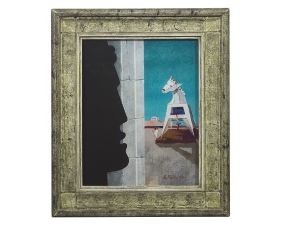 Angelo Pinto | Angelo Pinto (American, 1908-1994) Head and Trojan Horse ...