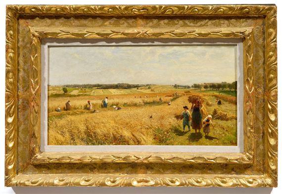 Albert Kappis | The grain harvest | MutualArt