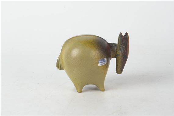 Lisa Larson | 729. LISA LARSON (1931-2024), figurin, Åsna, ur serien Stora zoo, Gustavsberg ...