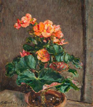 Robert Broadley | Still Life with Begonias (53) | MutualArt