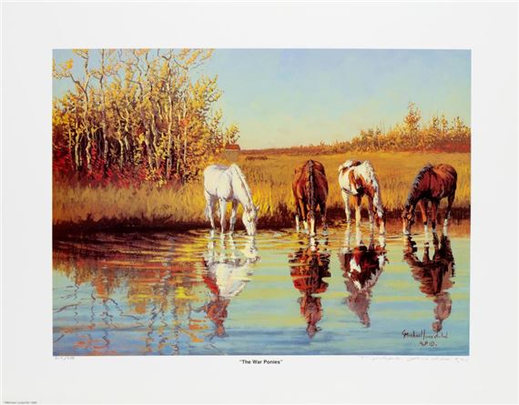 Michael Lonechild | The War Ponies (1996) | MutualArt