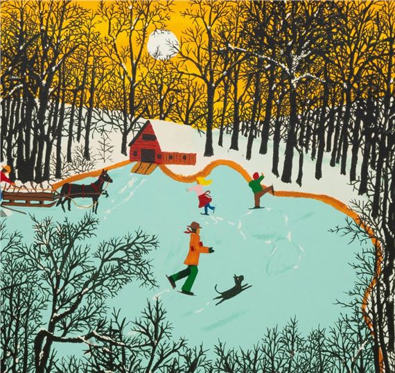 Kay Ameche | Walden Pond in Winter (1980) | MutualArt