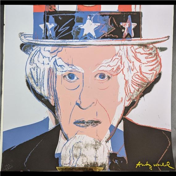 Andy Warhol | Limited Ed. 273/2400 Andy Warhol Uncle Sam Lithograph ...