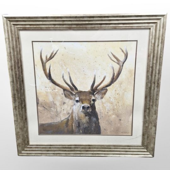 Adelene Fletcher | Portrait of a stag | MutualArt