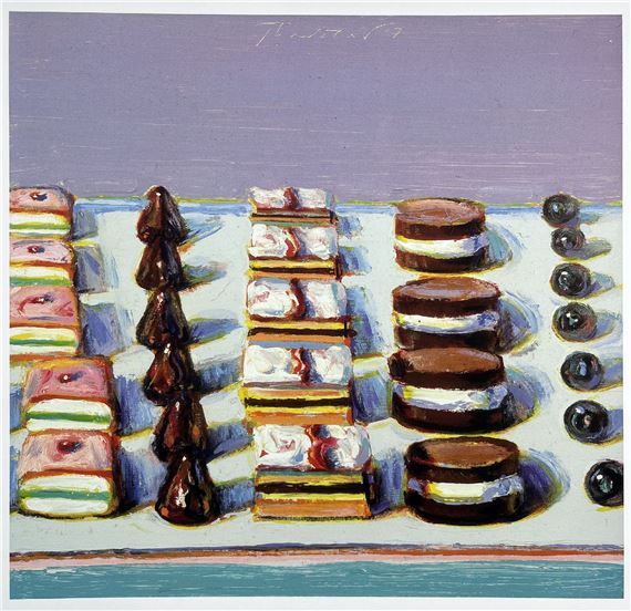 Wayne Thiebaud | Wayne Thiebaud - Cake Counter (2019) | MutualArt