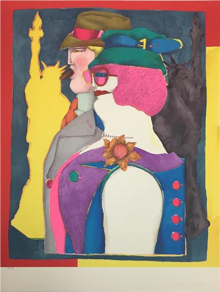 Richard Lindner | Richard Lindner - Out-of-Towners (1971) | MutualArt