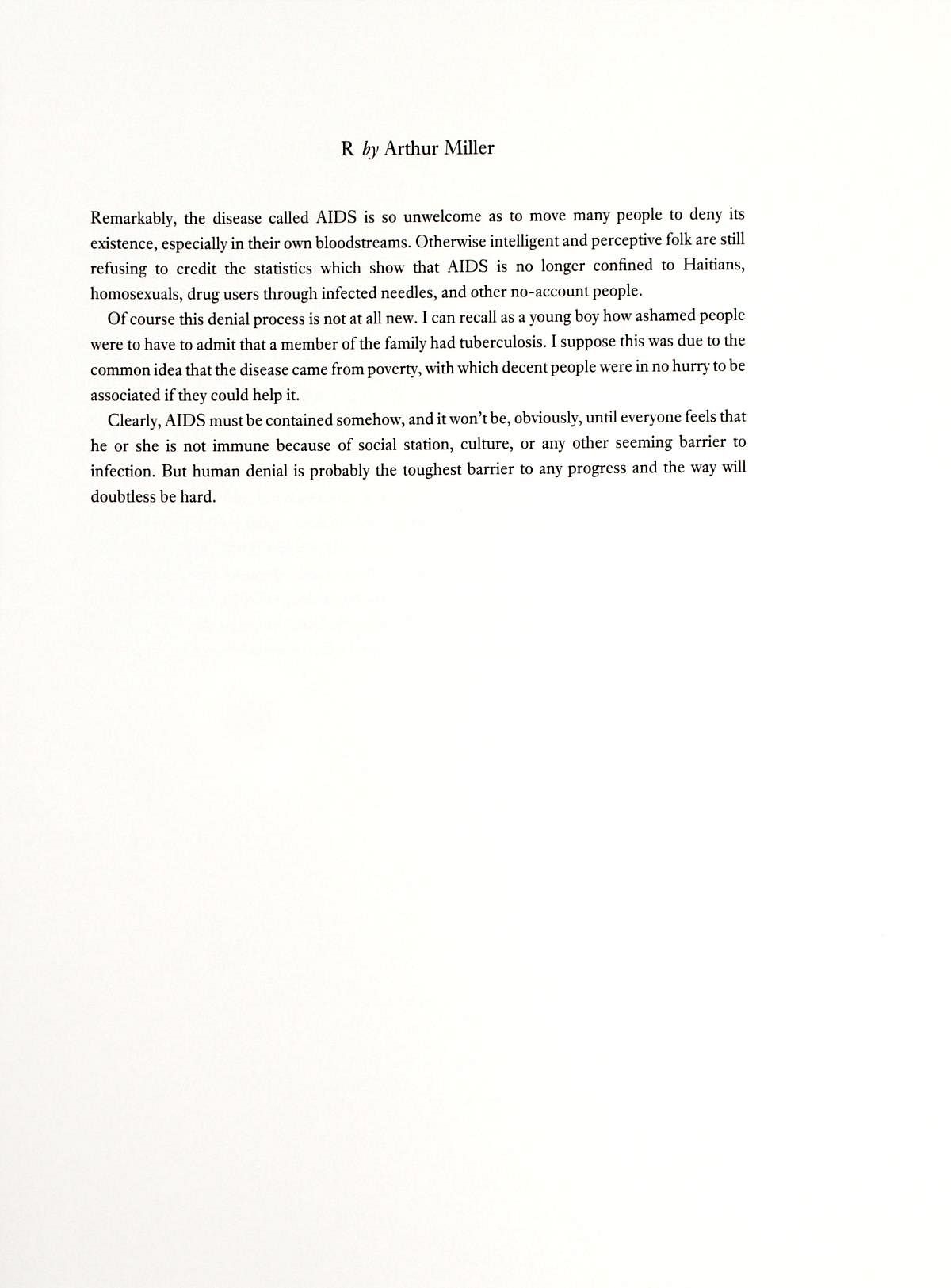 David Hockney | David Hockney - Letter R from Hockney | MutualArt