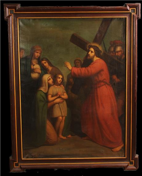 Isidore Lecrenier | BIBLICAL IMAGERY, STATIONS OF THE CROSS #8 (1852 ...